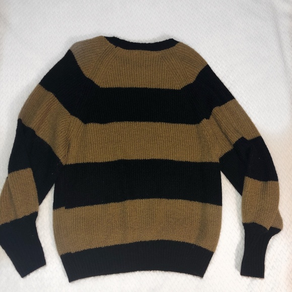 Target | Sweaters | Womens Striped Long Sleeve Cozy Crew Neck Sweater ...
